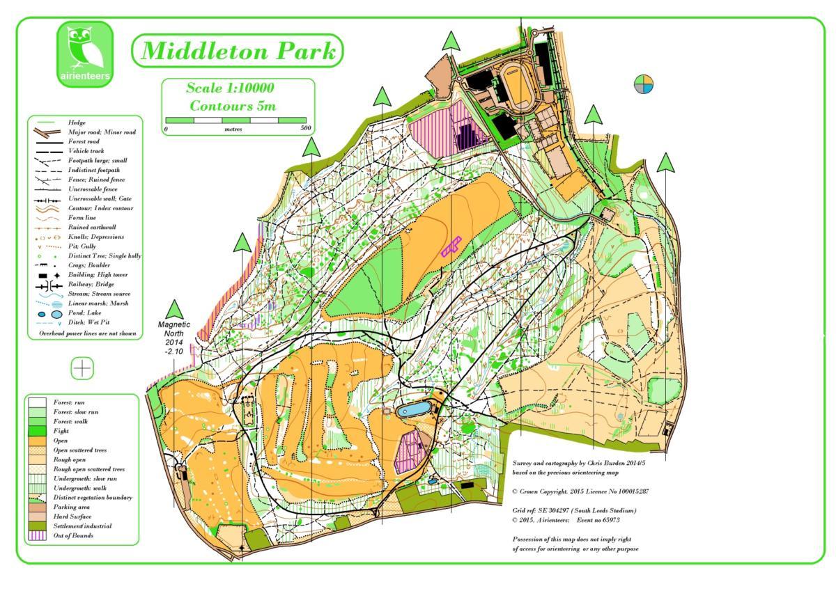 Middleton Park Subject to removal of Covid restrictions - Airienteers